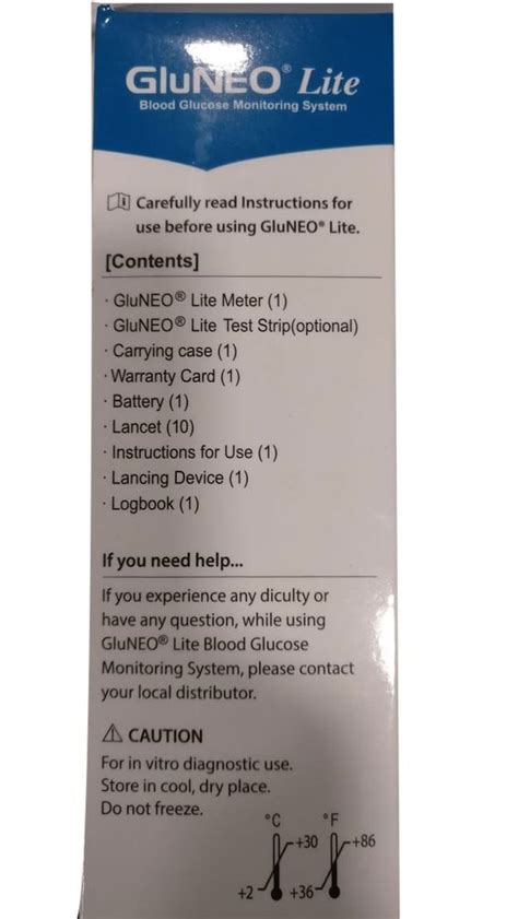 K Life Gluneo Lite Glucometer For Personal 1000 Running Tests At Rs