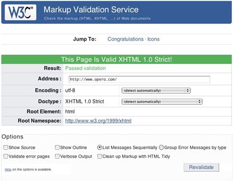 Validator W3c