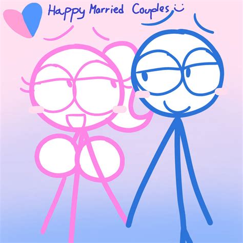 Dick Figures Blue And Pink Love By Zairiq 123 On Deviantart