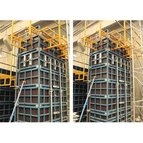 Fast Assembling Concrete Column Formwork System Increased Building