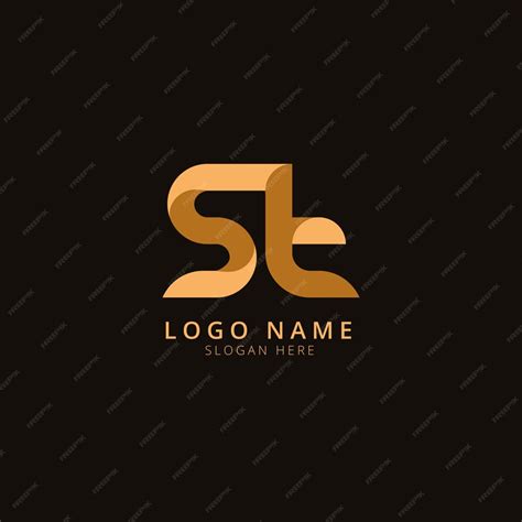 Premium Vector Flat Design St Monogram Logo