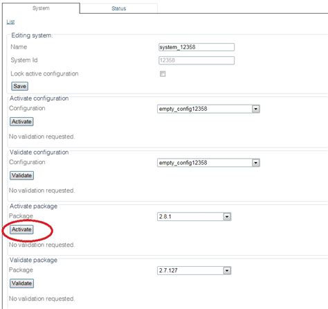 Activating A Software Release Prosbc Documentation
