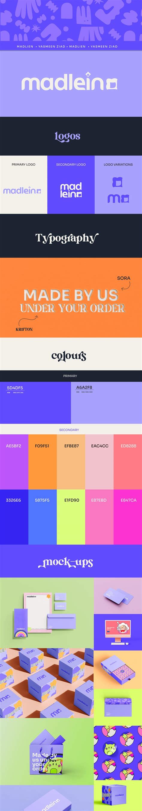 Madliene Full Brand Identity Freelancer