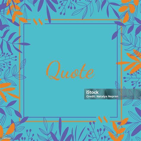 초대장 디자인에 대 한 단풍 템플릿입니다 화려한 나뭇잎 단풍이 있는 정사각형 프레임 추수 감사절 엽서에 대한 스톡 벡터 아트 및 기타 이미지 Istock
