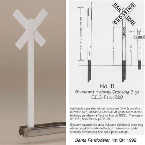 Free Stl File Railroad Crossbuck Sign Jig Ho Scale Model 🏛️ ・object To