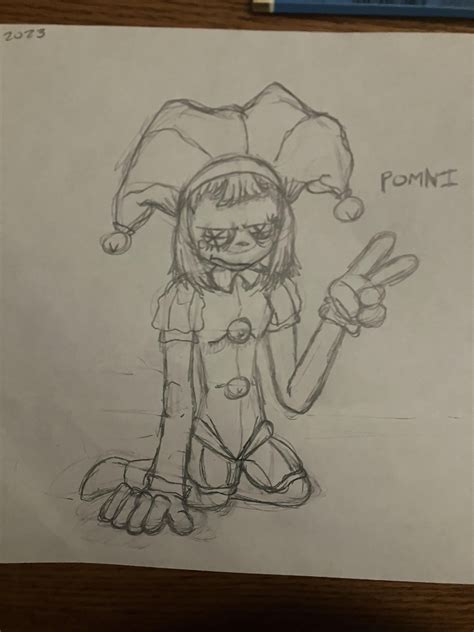 Pomni Doing This Pose Actually Makes Her Look Cute Omg Jax Prob Made Her Do It Lmao R