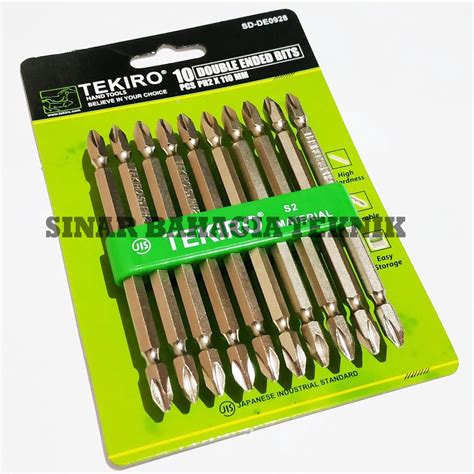 Jual Mata Obeng Angin Listrik Tekiro Ph2x110mm Plus Plus Panjang Obeng Bor Ph2 X 110mm Dengan