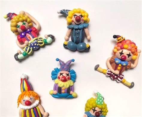 Ultralight Clay Clown Series Etsy