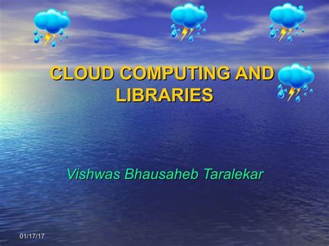 Cloud Computing And Libraries Sndt Ppt