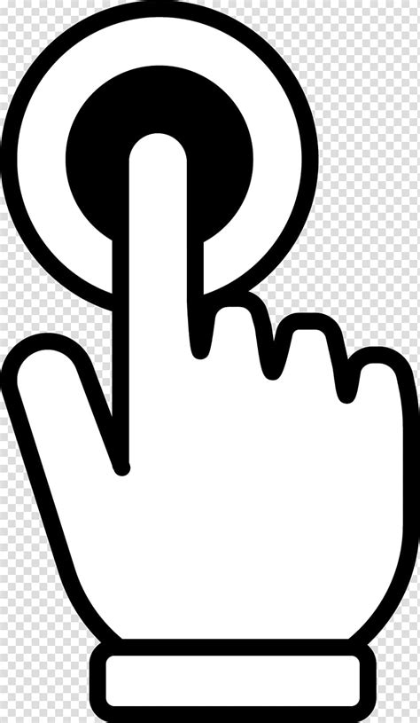 3x Hand Cursor Icon Moving On Greenscreen Click On Screen