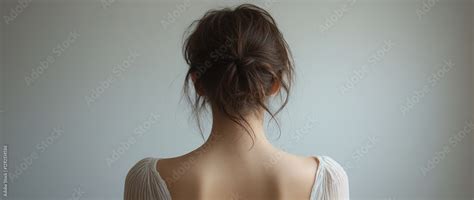 Naked Woman Back Shoulders Body Aesthetic Health Spa Natural Skin Tones
