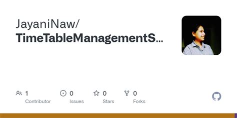 Github Jayaninaw Timetablemanagementsystem