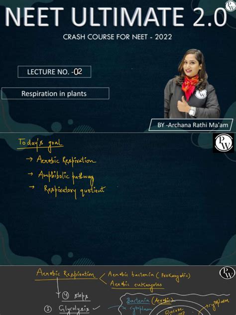 Respiration In Plants 02 Class Notes Pdf