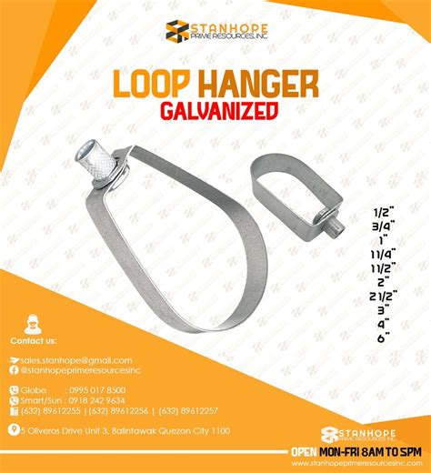Galvanized Loop Hanger Clevis Hanger Commercial And Industrial
