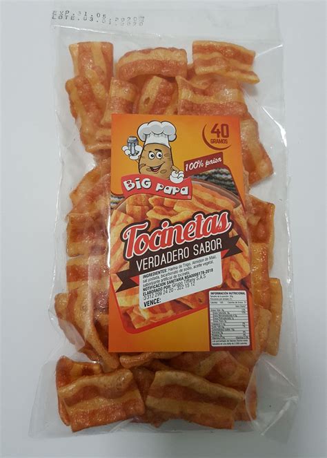 Productos Big Papa Paquetes De Papas Fritas Artesanales Colombia