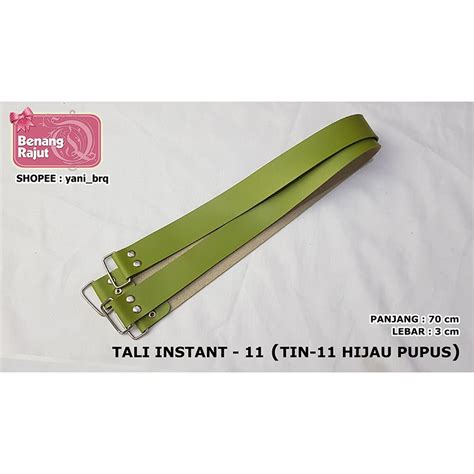 Jual Tali Instant 11 Tin 11 Hijau Pupus Tote Ring Kotak Per Pasang