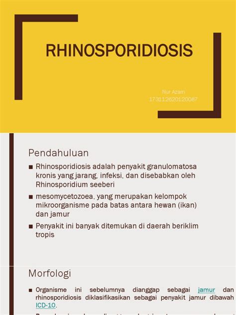 Rhinosporidiosis Pdf
