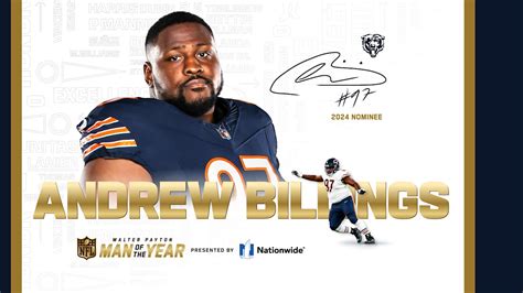 Fast Facts Walter Payton Man Of The Year Nominee Andrew Billings