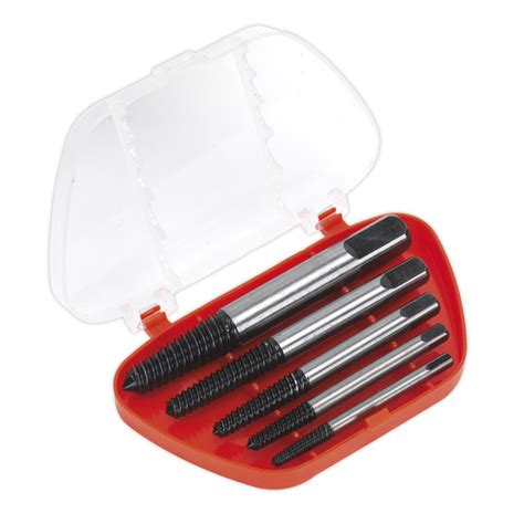 Screw Extractor Set 5pc Helix Type Mdtools
