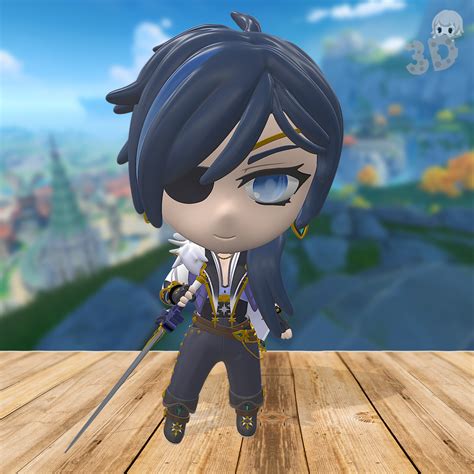 Stl File Kaeya Genshin Impact・3d Printable Model To Download・cults