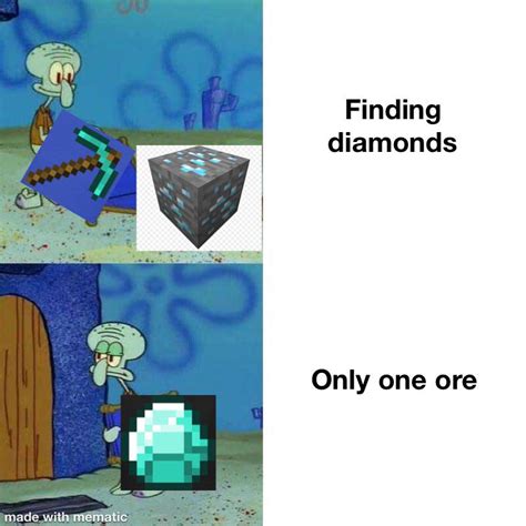 Minecraft Diamond Meme R Minecraftmemes