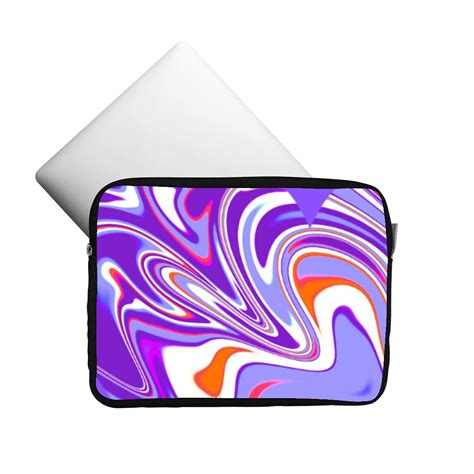 Capa Case Pasta Notebook Ate 173 Polegadas Tie Dye Roxo Madeiramadeira