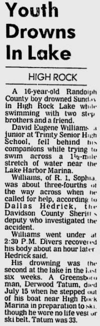 David Eugene Williams 1961 1978 Find A Grave Memorial