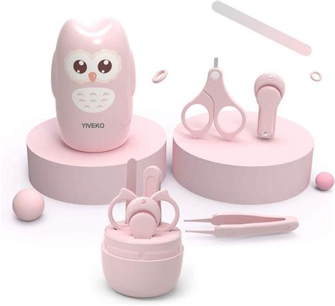 Rózsaszín Bagoly Baba Körömápolási Szett Tokban Baba Mama Webáruház