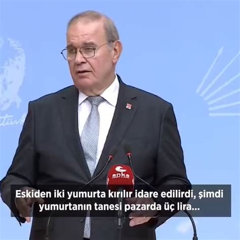 Chp Sözcüsü Faik Öztrak Ne Yazık Ki Yine Haklı çıktık” Biz Vatandaşımızın Derdini Duyduk