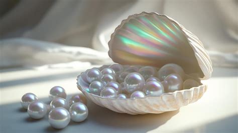 A Facial Cream Prototype Packaging Shaped Like A Round Seashell Opening