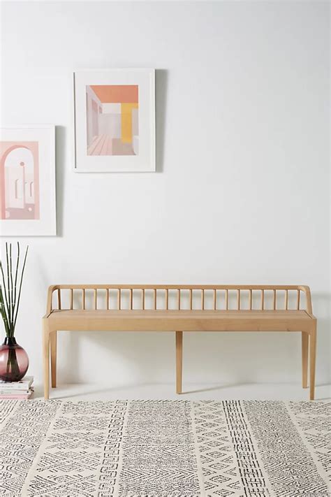 Oak Spindle Bench Anthropologie