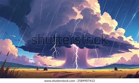 Cartoon Disney Style Dramatic Disney Style Scene Ai Generated Image 2589907413 Shutterstock
