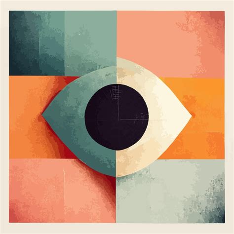 Premium Photo Eye Pattern Geometry Background Abstract Geometric Background Colorful Geometric