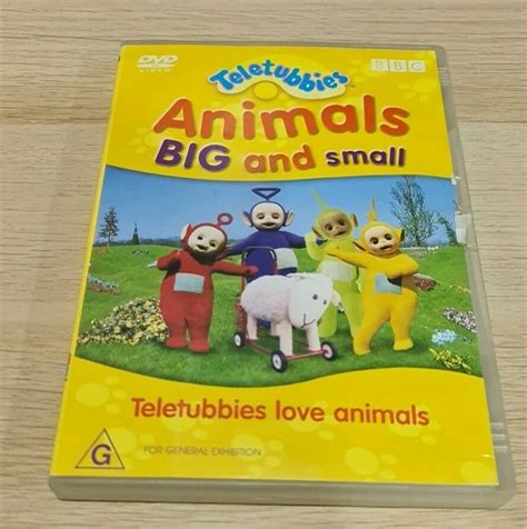 Teletubbies Animals Big And Small Dvd 2002 Region 4 Pal Rare Original