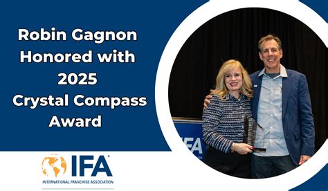 Robin Gagnon Honored With Prestigious Crystal Compass Award At Ifa Convention