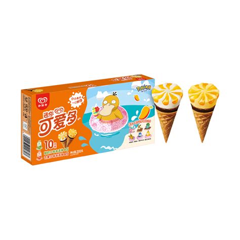 【吴磊同款】和路雪迷你可爱多冰淇淋甜筒芒果酸奶口味20g10支虎窝淘