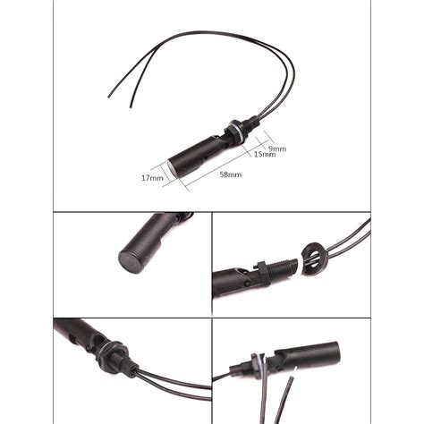 10w Low Voltage Side Mount Float Switch Water Level Sensor Duckbill Black Side Mounted Shopee