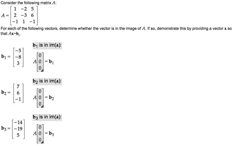 solved consider the following matrix a a2 3 6 for each of