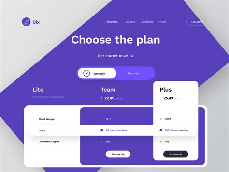 Pricing Page Pricing And Plans Overview By Masud Rana On Dribbble