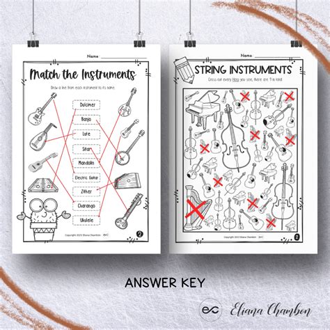 string instruments worksheets groups and subgroups of string