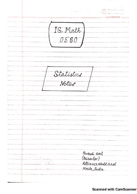 Igcse 0580 Statistics Notes Igcse Mathematics Studocu Igcse 0580 Statistics Notes Igcse Mathematics Studocu