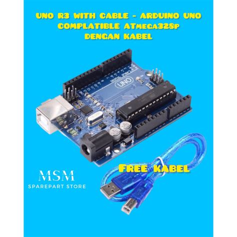 uno r3 with cable arduino uno complaible atmega328p with cable