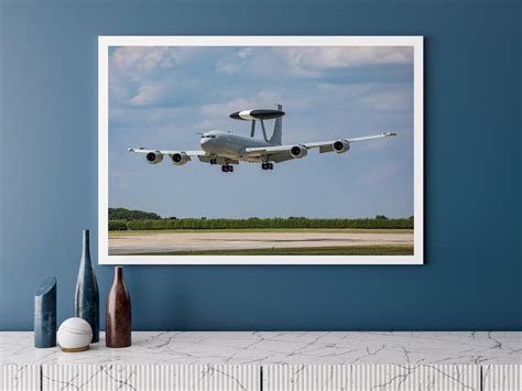 Raf E 3d Sentry Aircraft Photo Print Military Aircraft Royal