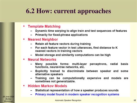 Ppt Automatic Speaker Recognition Technologies Evaluations And