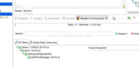 testng（一）安装和基本使用 csdn博客