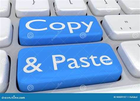 Copy And Paste Concept Stock Illustration Illustration Of Open 90009107