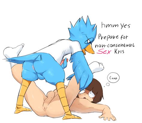 Rule 34 2boys 5 Fingers Anthro Anus Ass Avian Backsack Balls Beak Bent Over Berdly Big Butt