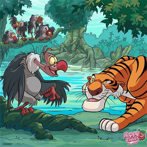 Disney Happy Color The Jungle Book In 2025 Disney Images Jungle Book