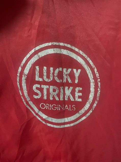 Vintage Lucky Strike Jacket Mens Fashion Activewear On Carousell