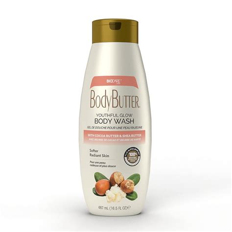 Youthful Glow Body Wash With Cocoa Butter And Shea Butter